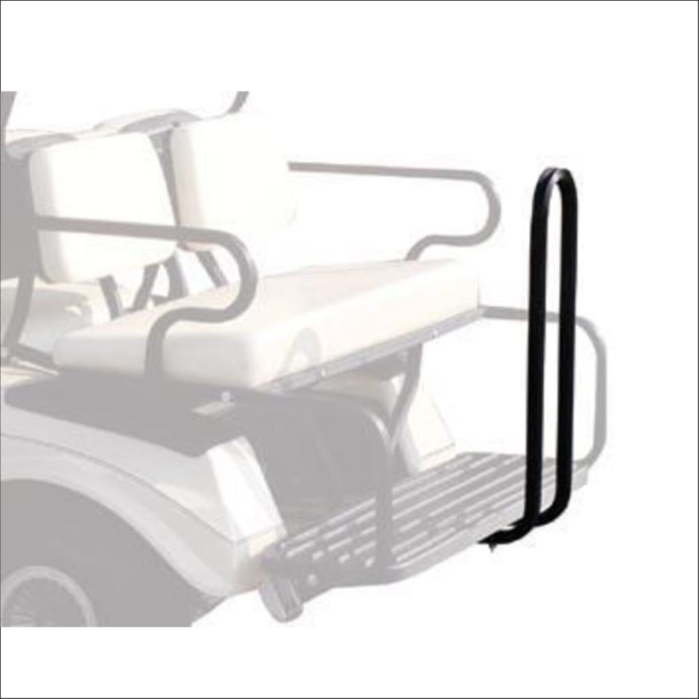 SAFETY HANDLE BLACK ALUMINUM FOR REAR SEAT KIT - Golf Cart Gears