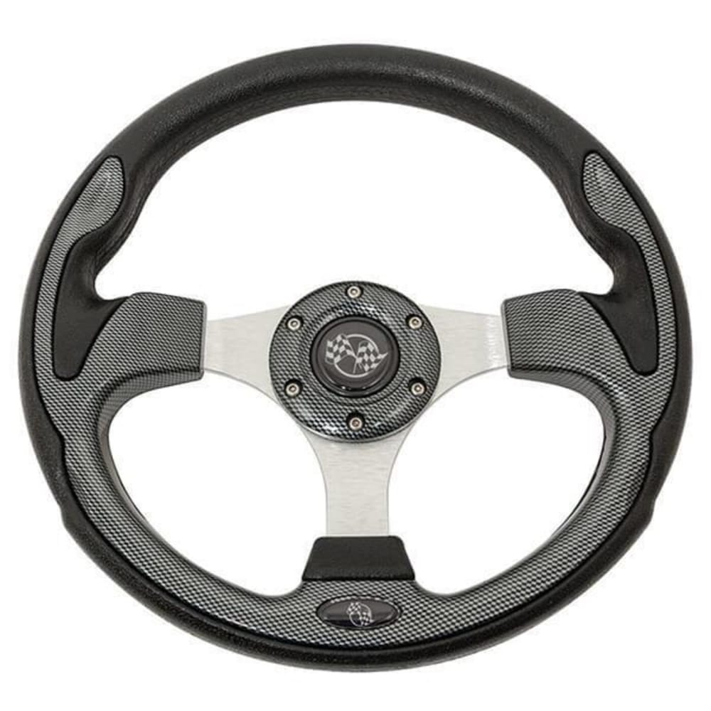 Club Car-EZGO-Yamaha – GTW Carbon Fiber Steering Wheel – Golf Cart Gears